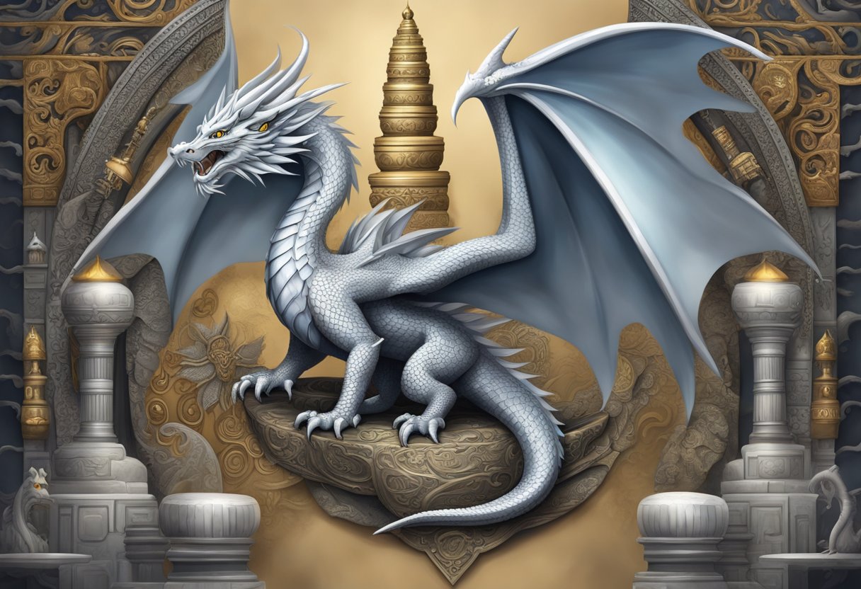 Gold And Silver Dragons